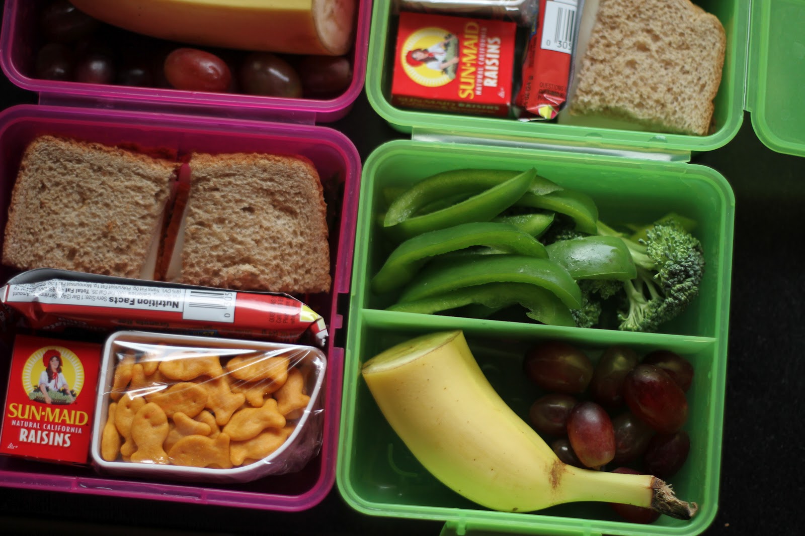 Family Of Food Typical Kindergarten Lunch