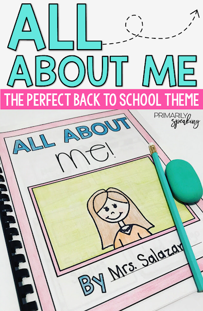 All About Me {The Perfect Back to School Theme} | Primarily Speaking