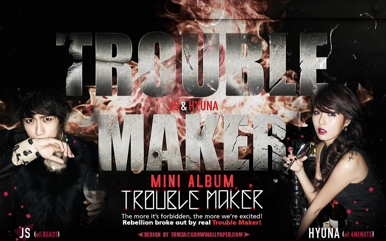 ~YoSeob Europe~: Trouble Maker - Hyuna & JS wallpapers