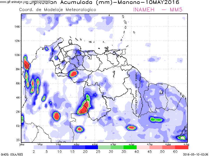 El tiempo meteorológico en Venezuela: Previsión meteorológica para ...