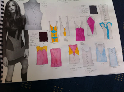 Fashion diary: Year 2 Application of Design: Design Development