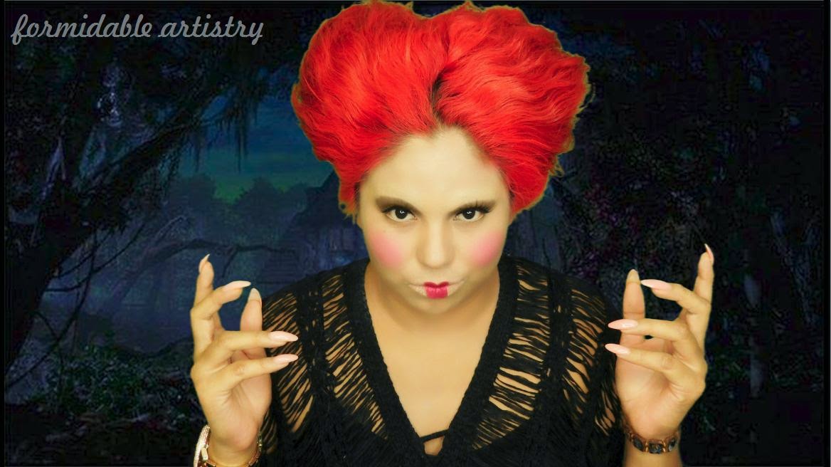 FormidableArtistry: Hocus Pocus Winifred Sanderson Hair & Makeup Tutorial