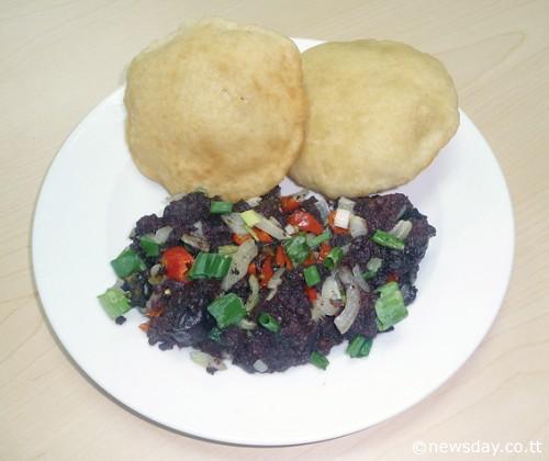 Trini Street Kitchen: Sooo...there's this sausage that's made out of ...