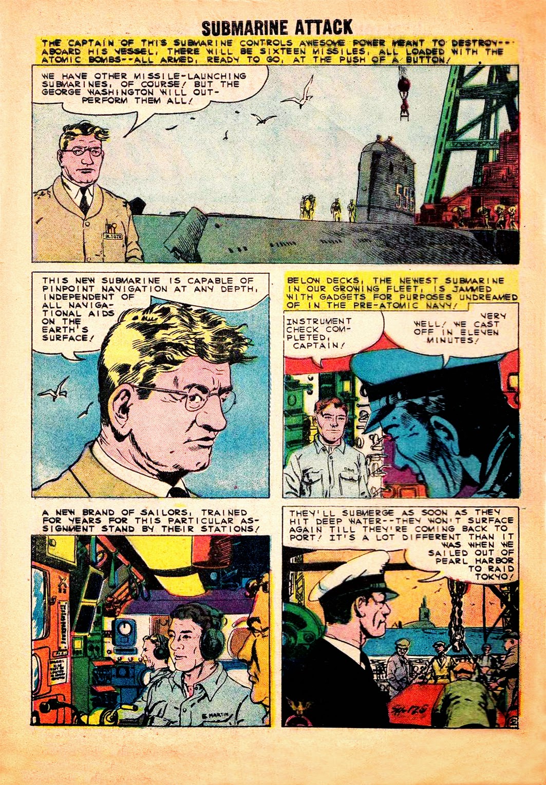 Submarine Comics and Novels: Submarine Attack #19