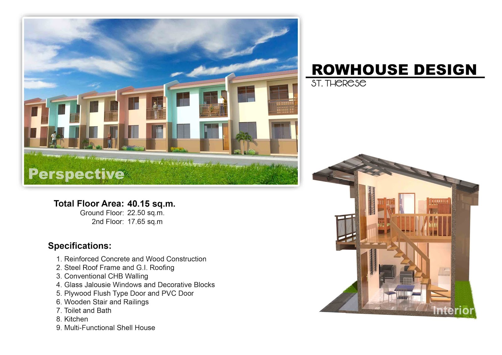 Building Permit for Three Row House Designs Approved for Pope Francis ...