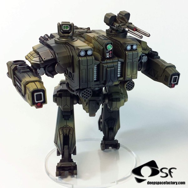 Wargame News and Terrain: Deep Space Factory: New Iguana 911 Mech Released