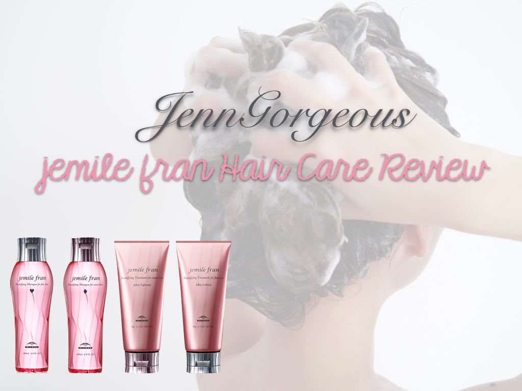 Jemile Fran Beautifying Shampoo and treatment Review - JennGorgeous