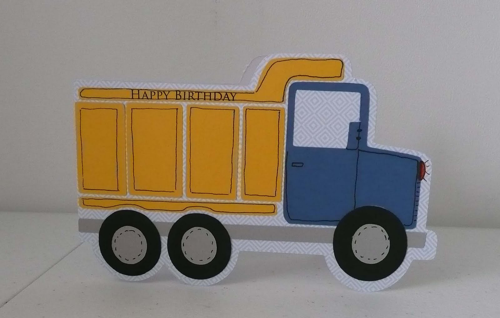 Vicki's Creative Crafting Corner: Dump Truck Card