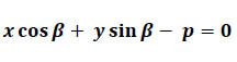Geometri Analitik: Persamaan Normal Sebuah Garis
