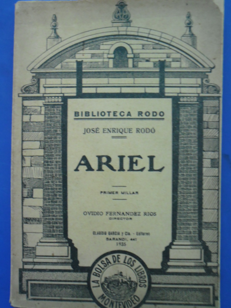 LA PLUMA LIBROS: ARIEL (1935, sin uso) - JOSE ENRIQUE RODO