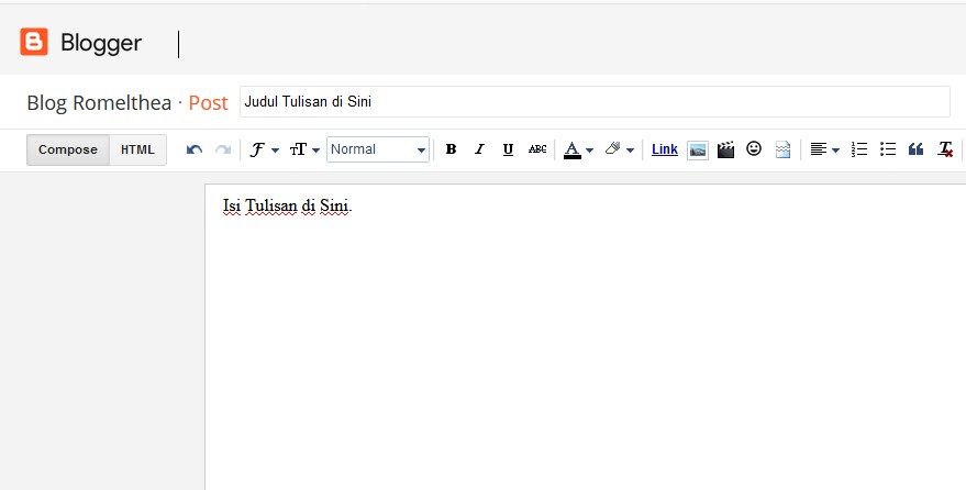 Cara Membuat Blog Baru dengan Email Baru di Blogger/Blogspot | Romeltea ...