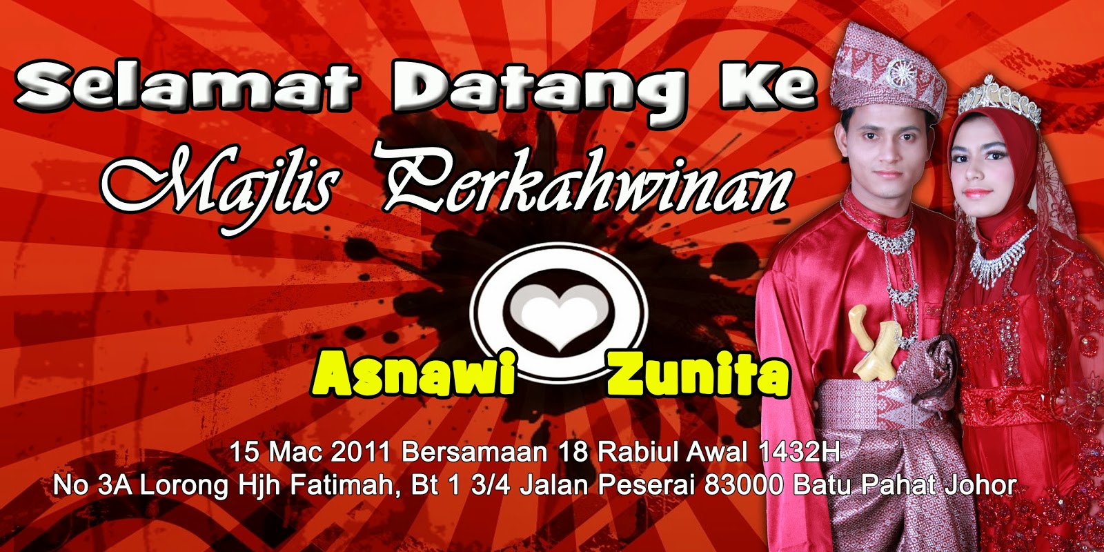 Butik Pengantin De Lyda Andaman: TEMPAHAN DJ PA SISTEM & DESIGN BANNER ...