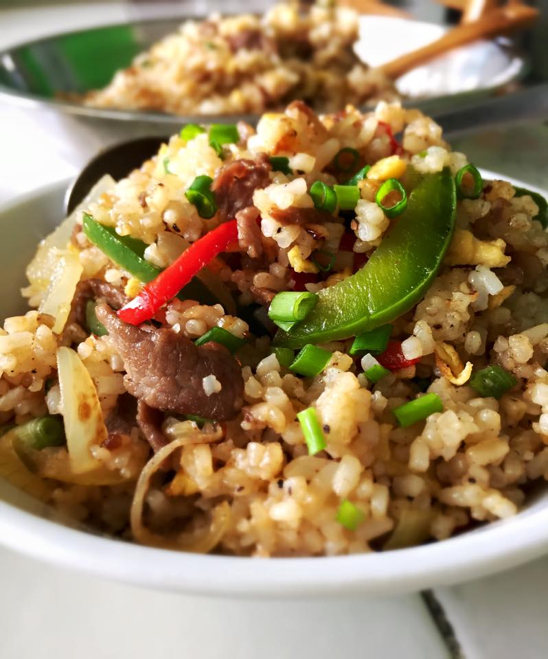 Black pepper beef fried rice by Rontree Chan