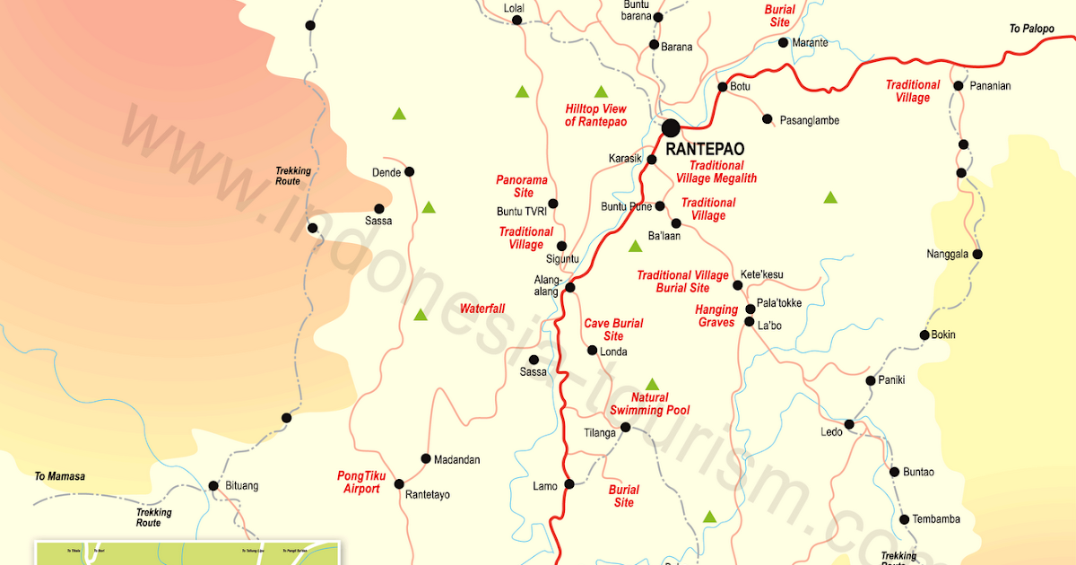 Toraja Tourism Map | S U P E R N O V A