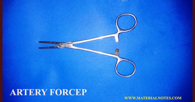 Artery Forcep ~ Materialnotes.com- Staff Nurses in India, Nurses ...