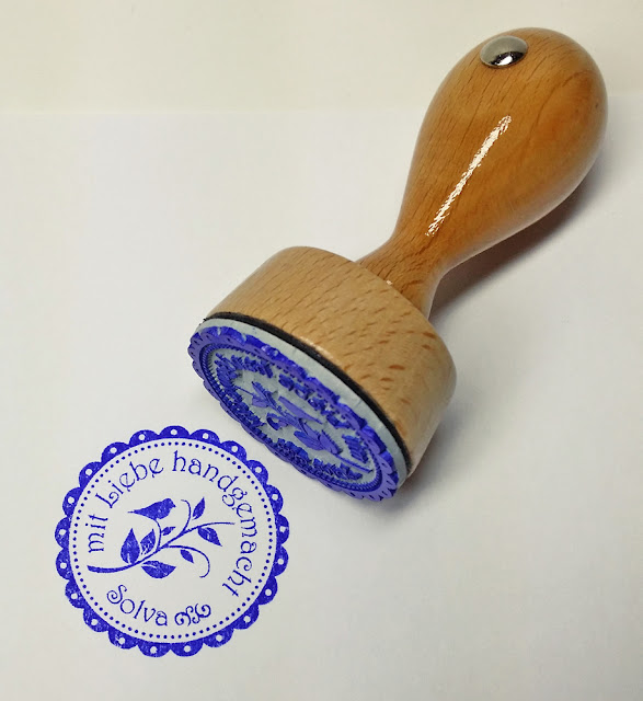 solva-kreativ: Eigener Stempel und Tags