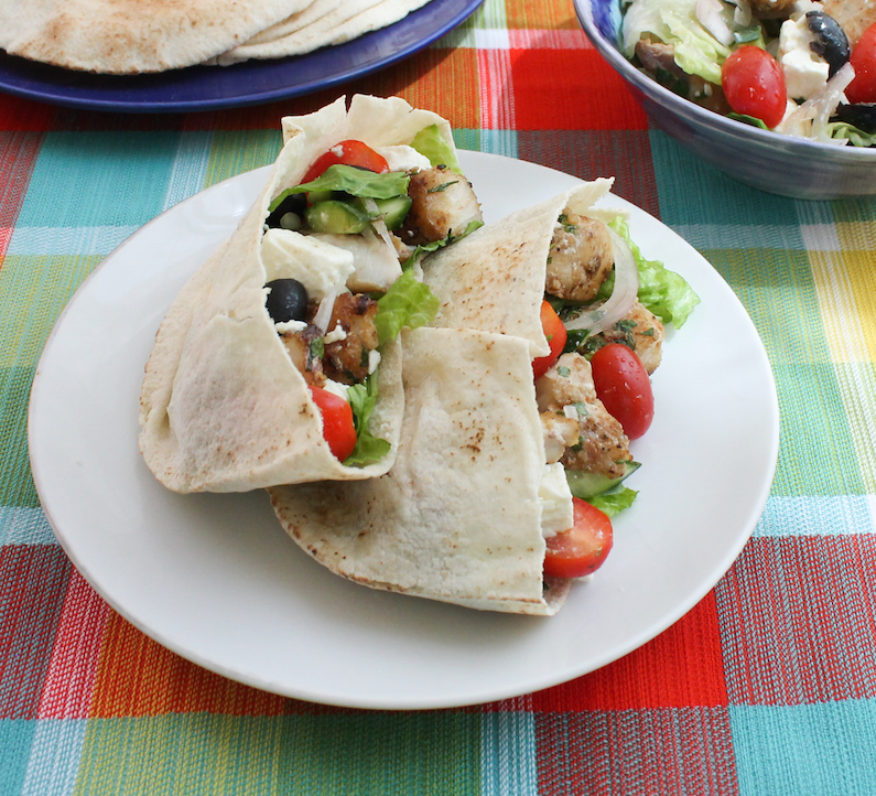 Food Lust People Love: Garlic Lemon Fish Greek Salad Sandwiches # ...