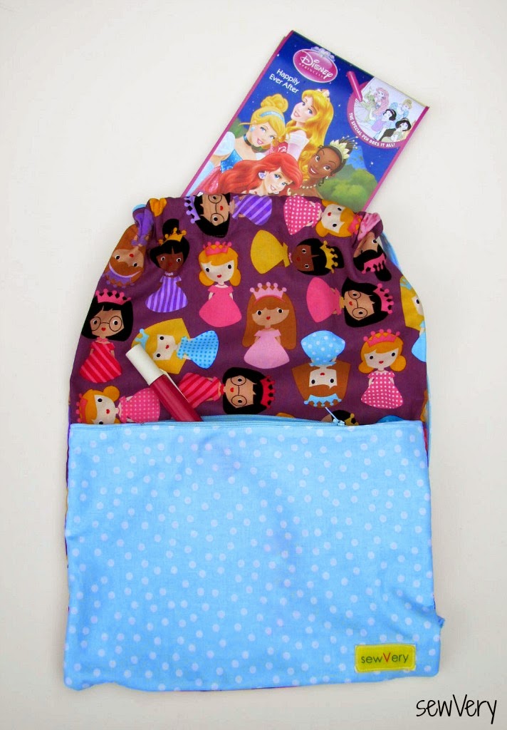 sewVery: Backsak Perfect for a Princess + Pattern Giveaway