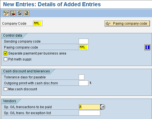 SAP - FICO MODULE LEARNING: Set Up All Company Code for Payment ... SAP - FICO MODULE LEARNING: Set Up All Company Code for Payment ...