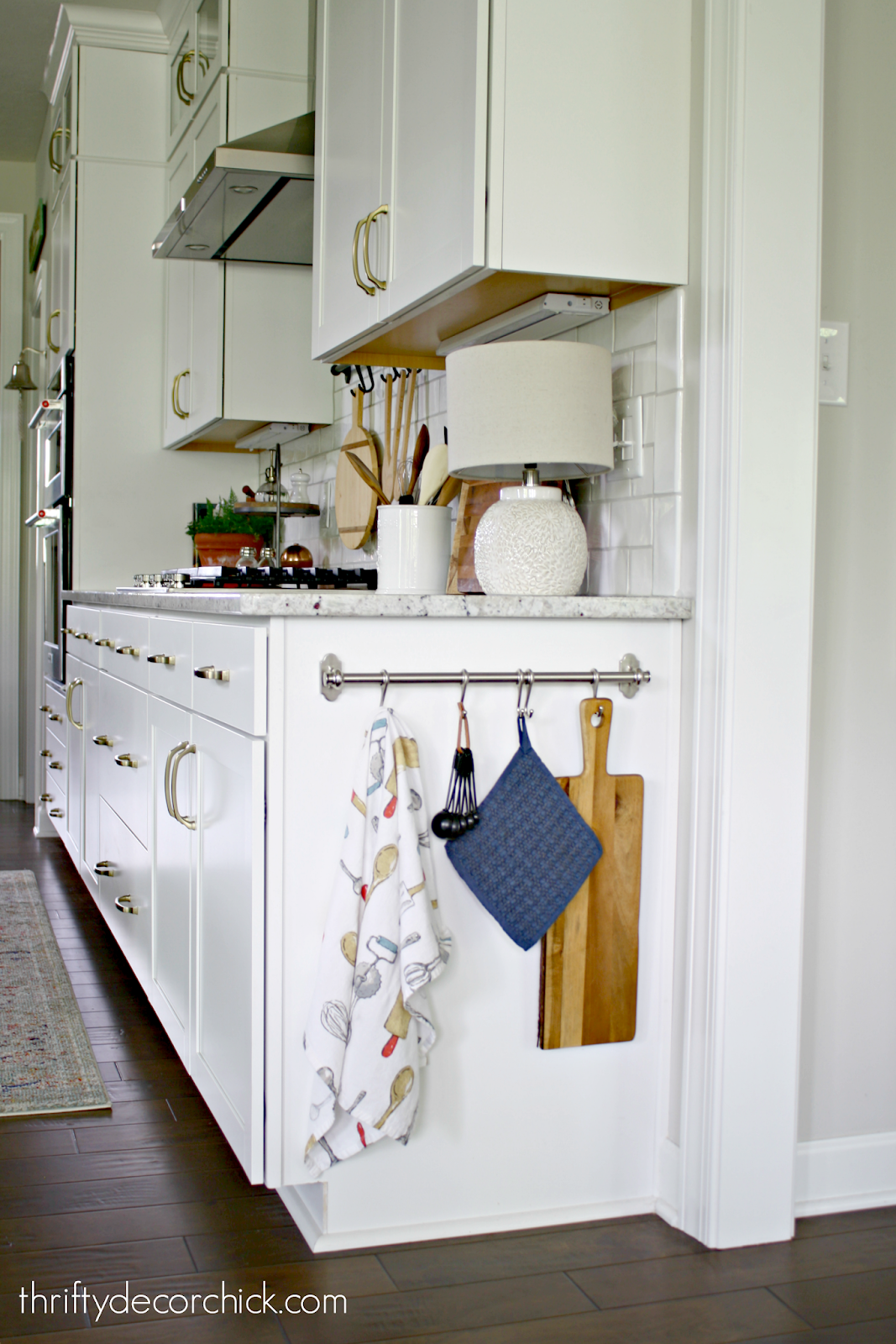Adding custom detail to a plain kitchen island | Thrifty Decor Chick ...
