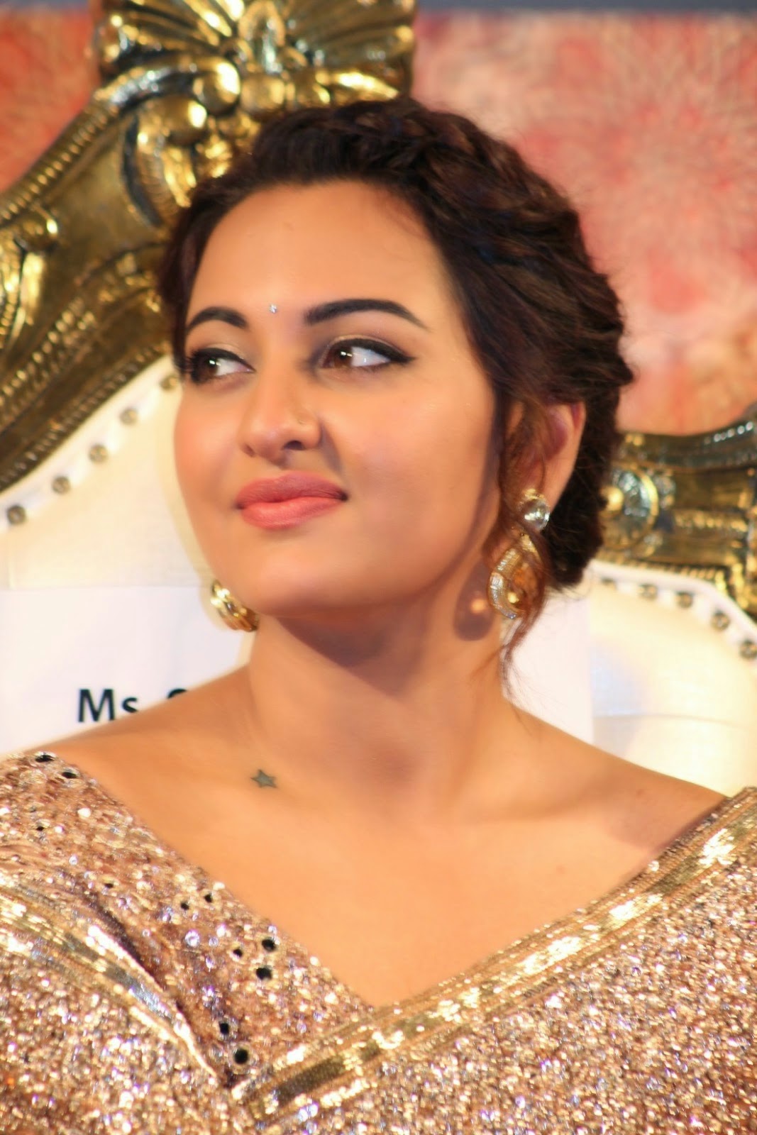 Bollywood Actress Sonakshi Sinha hot photos in Saree HD Wallpapers Download