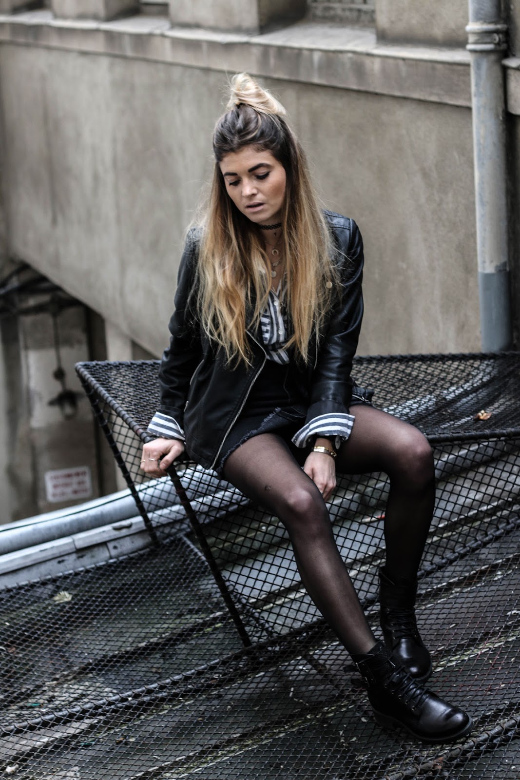 Street style legwear looks www.marieandmood.com - Fashionmylegs : The ...