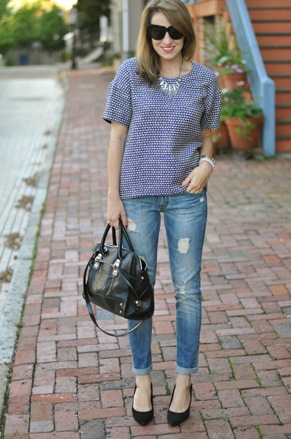 My Style: Fall Tweed Top - The Mama Notes