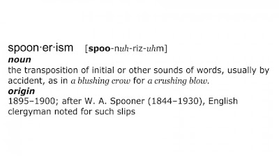 A Play on Words: Spoonerisms