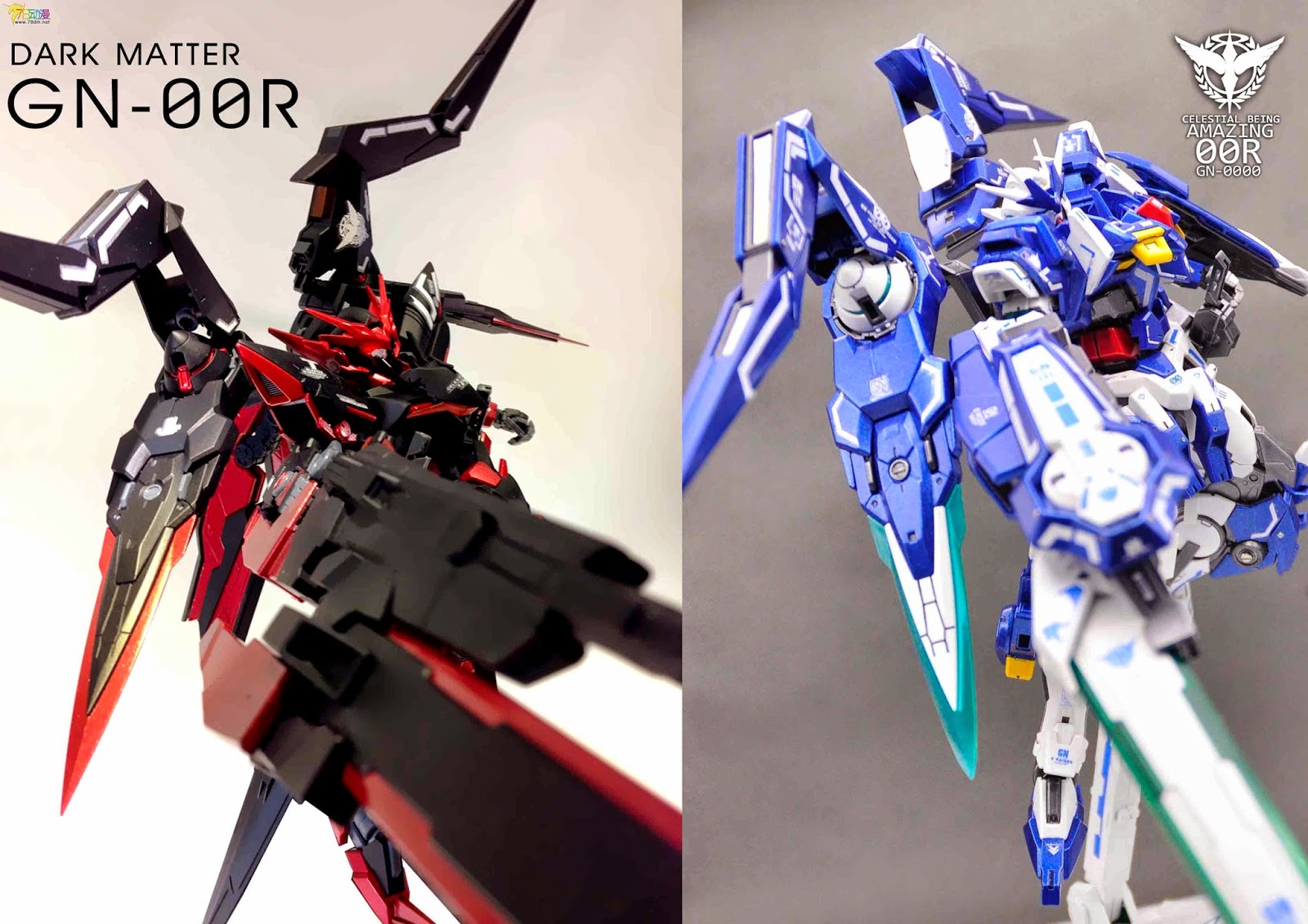 Gundam Family: MG 1/100 Amazing 00 Raiser Custom Build