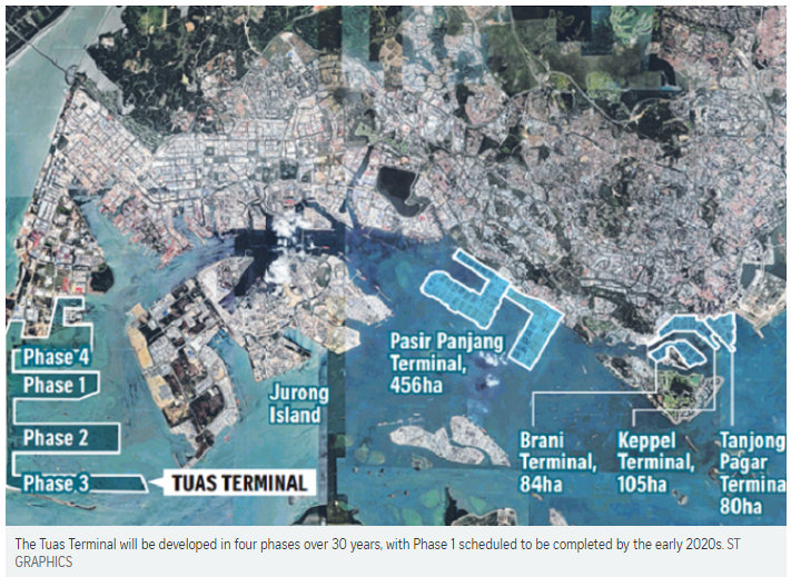 If Only Singaporeans Stopped to Think: Tuas mega port: Phase 1 of Tuas ...