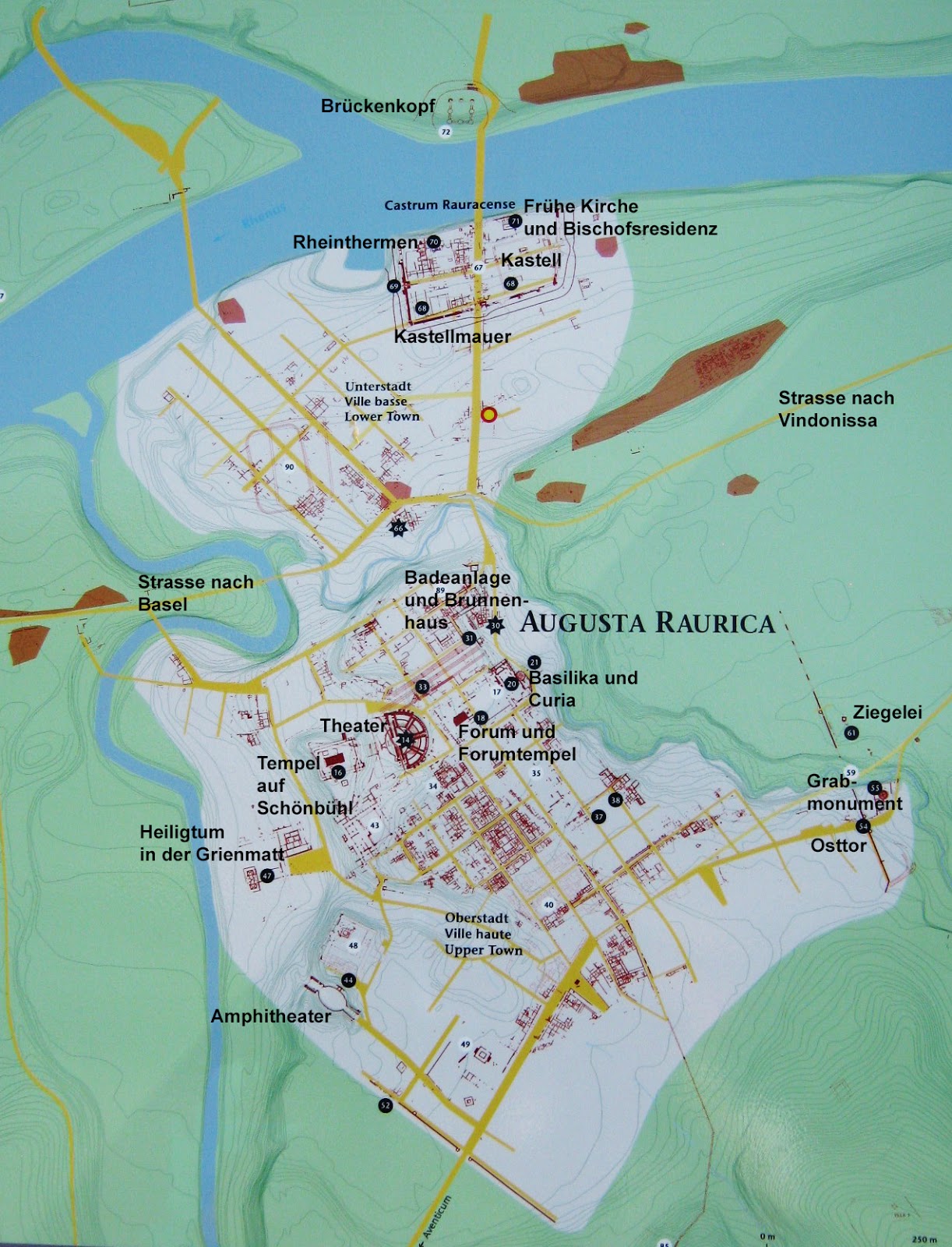 Stadtwanderungen: Augusta Raurica (Kaiseraugst), 2016