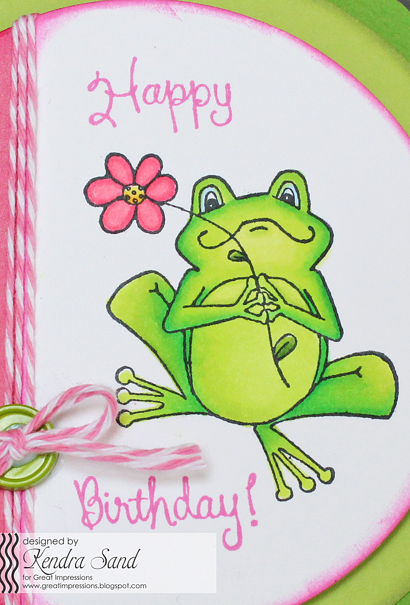 Luv 2 Scrap n' Make Cards: Birthday Frog with GI