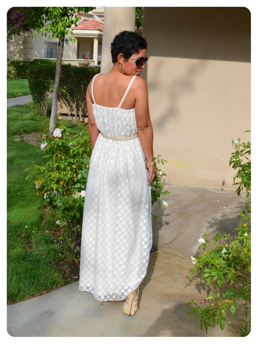 #DIY Polka Dot Mesh Dress + Pattern Review Vogue 8870 |Fashion ...