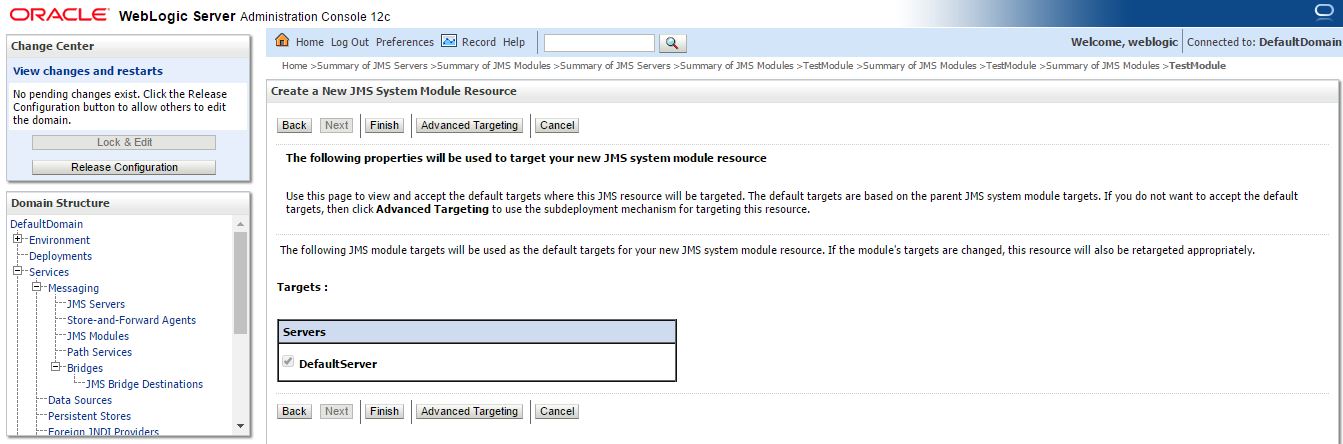 JMS queue in weblogic server 12c - TechSupper