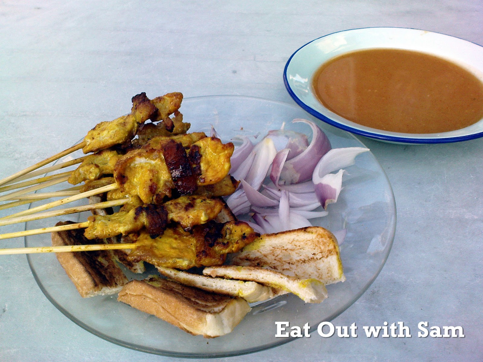 EAT OUT with SAM: Hainan Satay @ Chulia Street, Penang. (Non Halal)