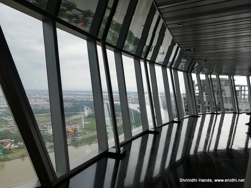 View of Ho Chi Minh City from Saigon Skydeck - eNidhi India Travel Blog
