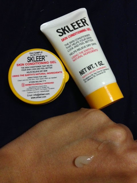 My Product Reviews: SKLEER Skin Conditioning Gel Review