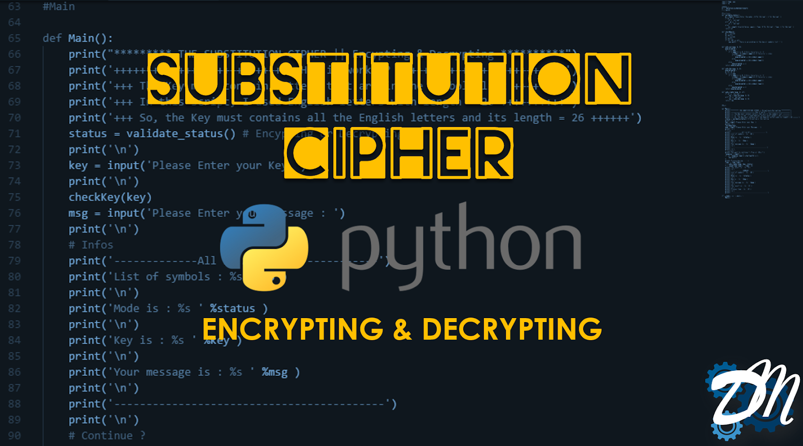 Python The Substitution Cipher Encrypting And Decrypting Devmecha 9563