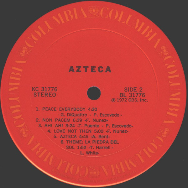 johnkatsmc5: Azteca “Azteca” 1972 first lp one of the best albums of ...