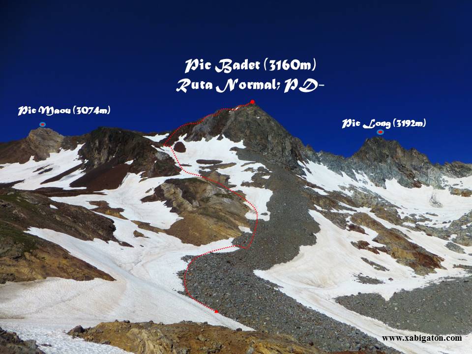 "HOKUS POKUS": Pic Badet (3160m); Ruta Normal desde la Presa de Cap de ...