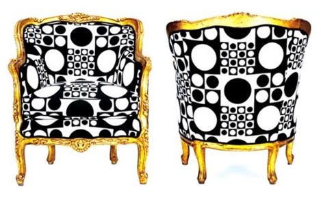 So Glittering: Butacón Luis XV