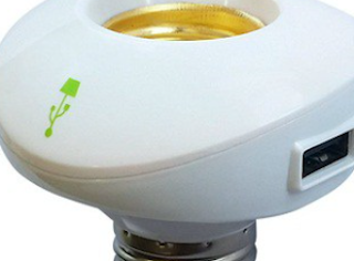 The LampChamp makes any lamp a USB charging station - LED news