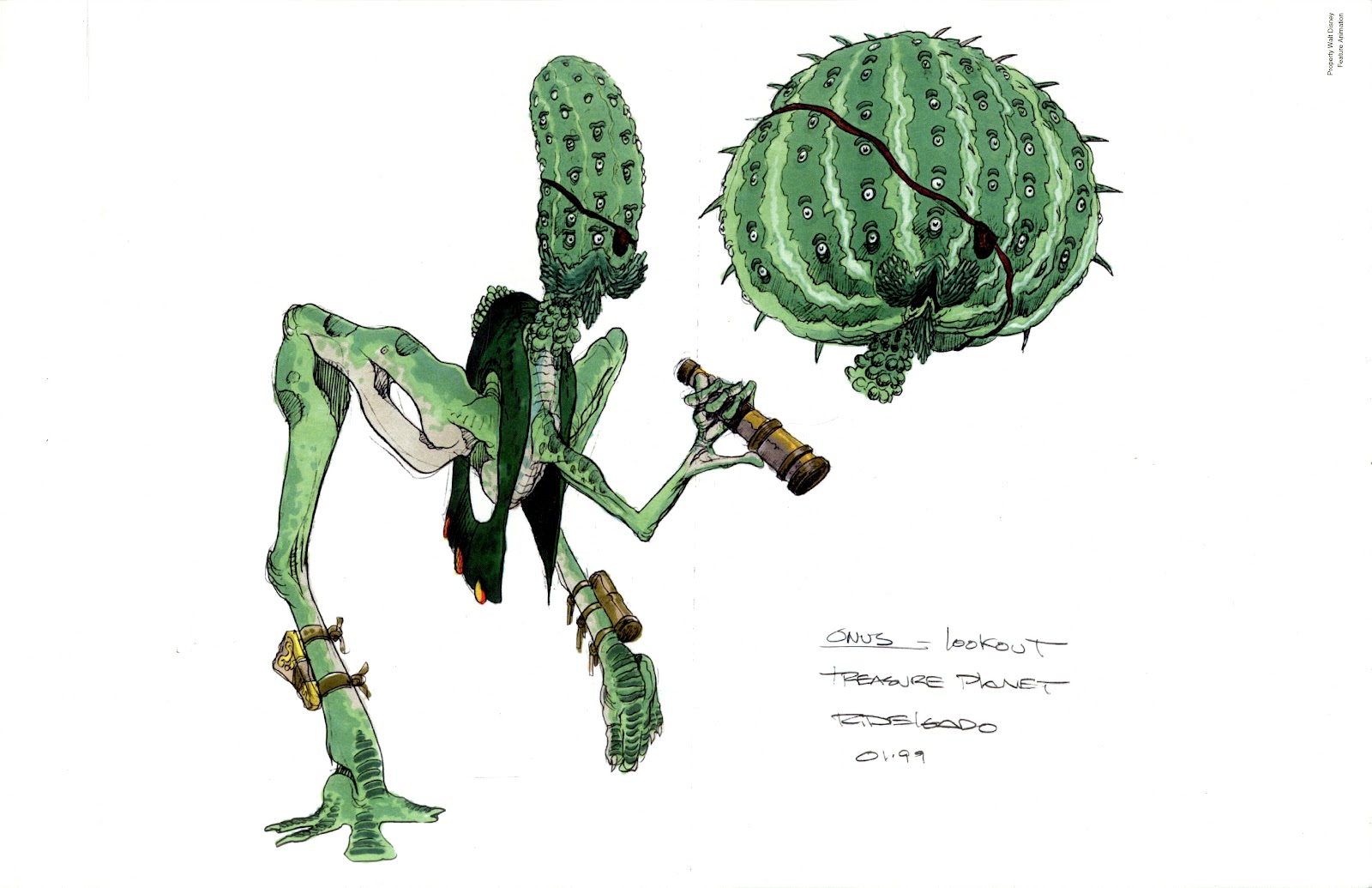 Ricardo Delgado's blog: Treasure Planet alien