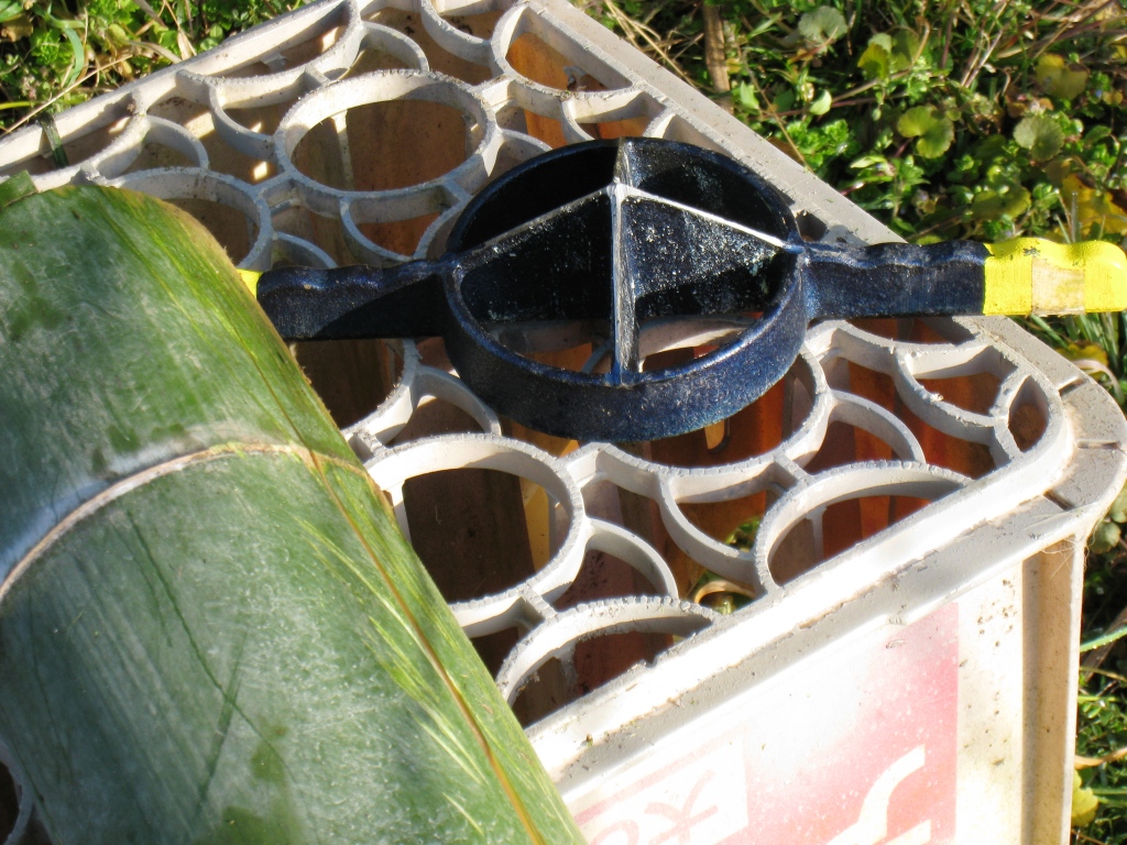 Life in Rural Japan: Splitting Bamboo