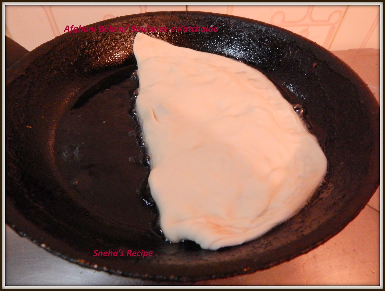 Afghani Bolani/ Boulanee e Katchaloo - A Stuffed Flat bread from ...