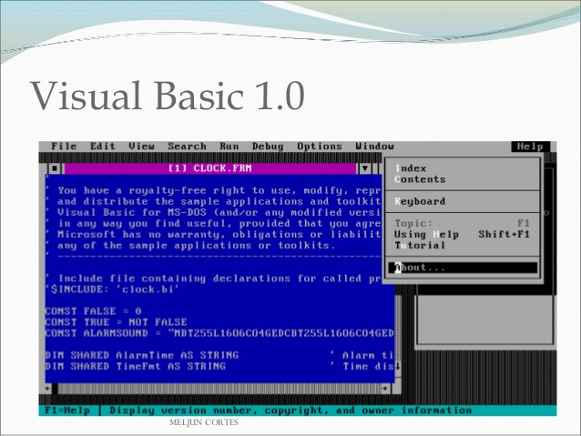 Las Versiones Existentes de Visual Basic .Net y Características