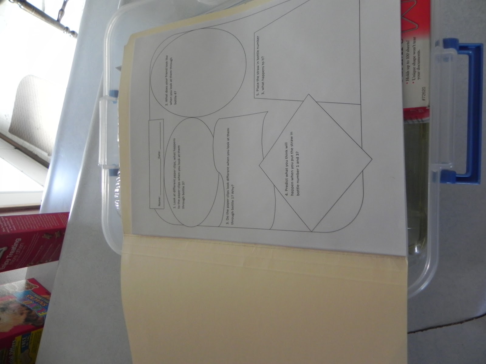 Our Science Adventures: What do you see prop box- Lesson plan