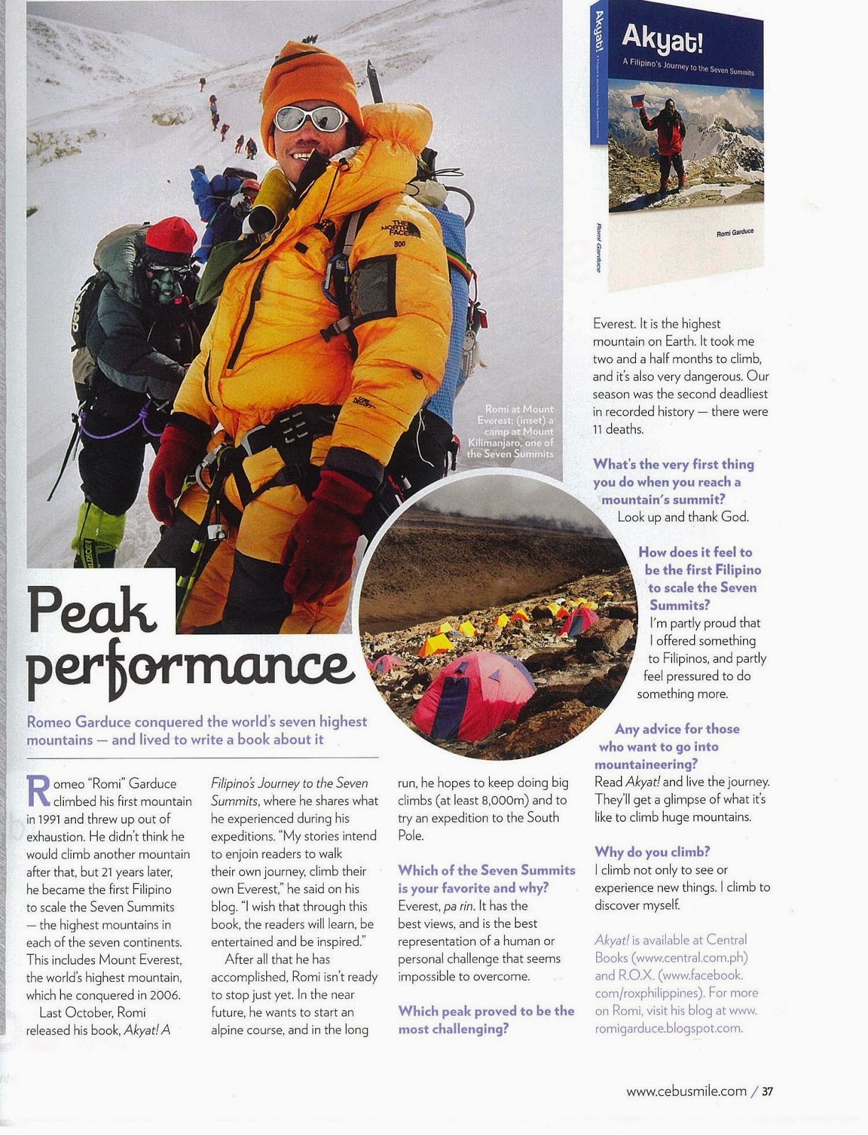 Romi Garduce: Smile Magazine Interview 2013