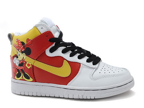 Nike SB Dunk Cartoon Shoes : Disney Mickey Mouse Minnie Mouse Nike ...