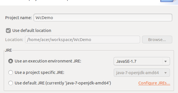 Hadoop Quiz: How to Run Word Count program in Eclipse with screenshot